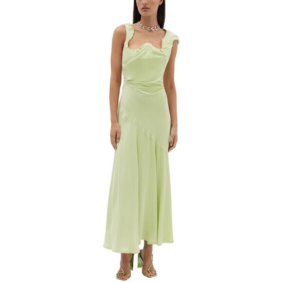 Rachel Gilbert | Dresses | Rachel Gilbert Womens Nash Midi Dress Green ...